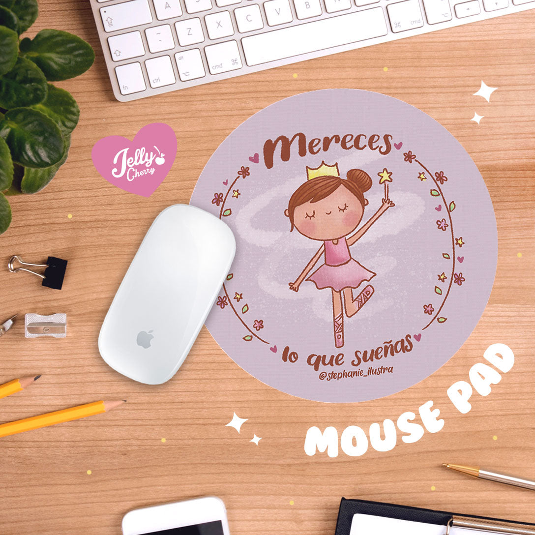 Mouse Pad "Mereces" – Jelly Cherry Accesorios